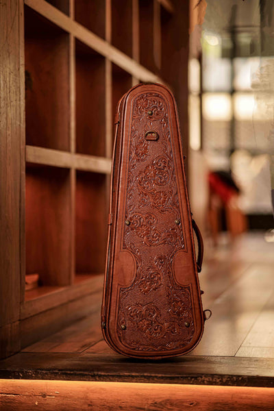Handmade Violin Leather Case - Full Grain Leather – Bellucci Cases