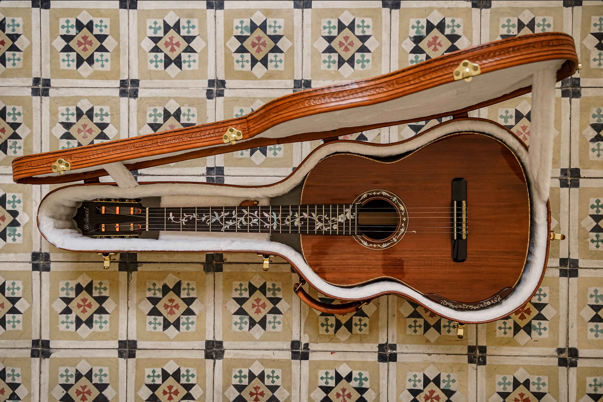 Handmade Guitar Case - Full Grain Leather – Bellucci Cases